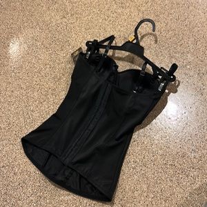 Spirit | Tops | Spirit Halloween Black Lace Corset Top | Poshmark